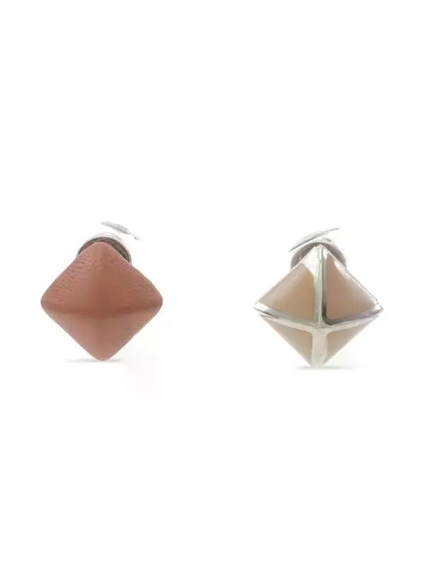 Hermès 2010s Medor Guyne Pm Earrings - Brown