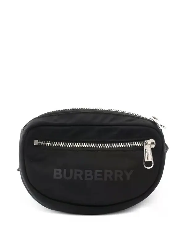 Burberry 2010s Zip Belt Bag - Black