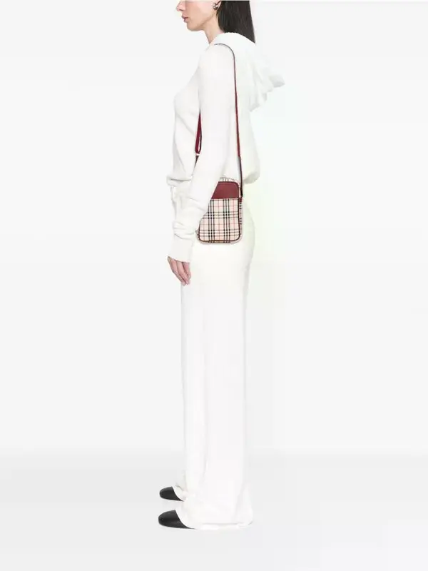 Burberry House Check Canvas Crossbody Bag