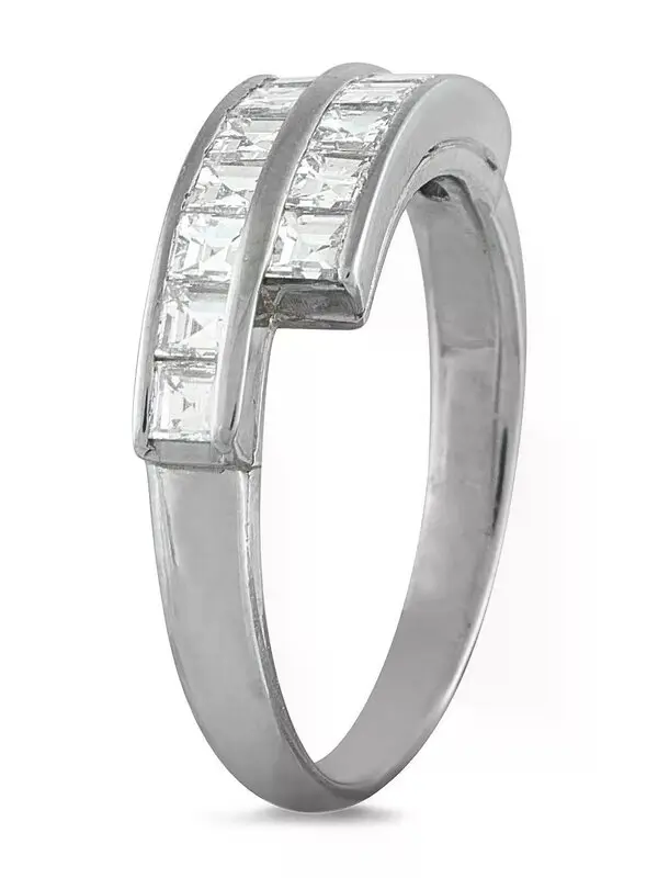 LB EXCLUSIVE Platinum Diamond Bypass Ring