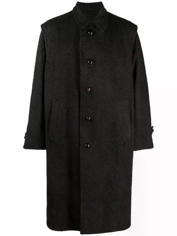 A.N.G.E.L.O. VINTAGE CULT 1980s Single-breasted Wool Coat