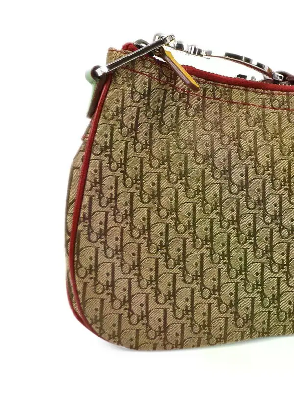 Dior 2004 Rasta-color Trotter Saddle Bag