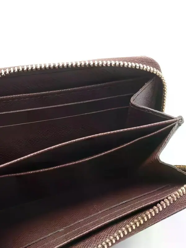 LOUIS VUITTON 2015 Zippy Damier Ebène Wallet