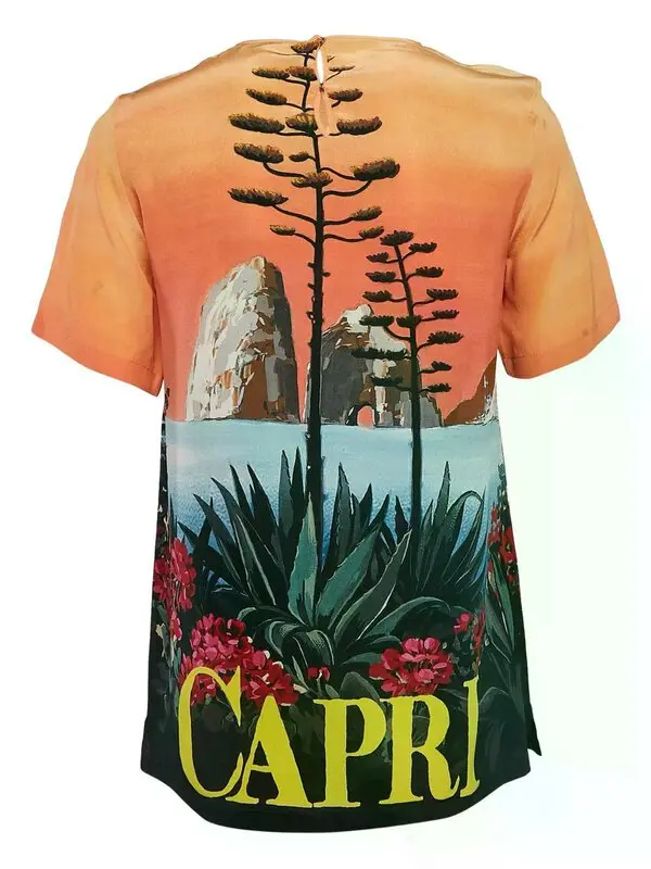 Dolce & Gabbana Silk Short-sleeve T-shirt