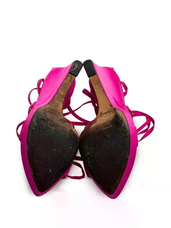Saint Laurent 120mm Satin Sandals
