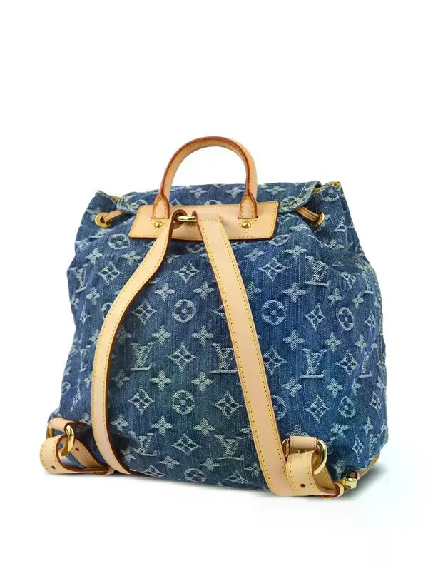 LOUIS VUITTON 2006 Sac A Dos Gm Denim Backpack