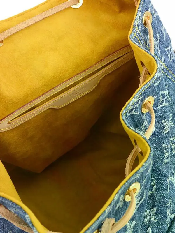 LOUIS VUITTON 2006 Sac A Dos Gm Denim Backpack