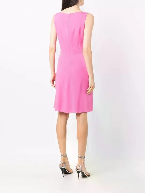 Dior 2010s Draped Front Sleeveless Dress