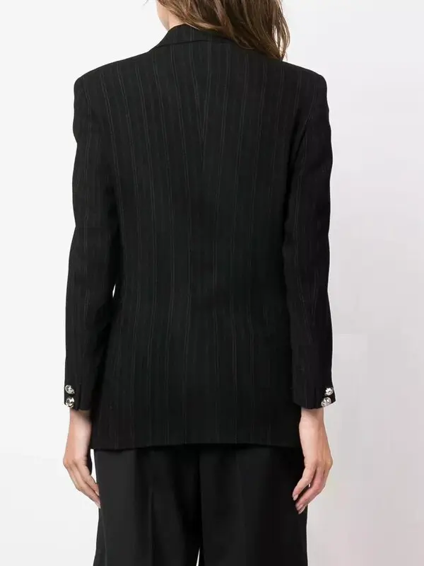 Versace 1990s Pinstripe Single-breasted Blazer