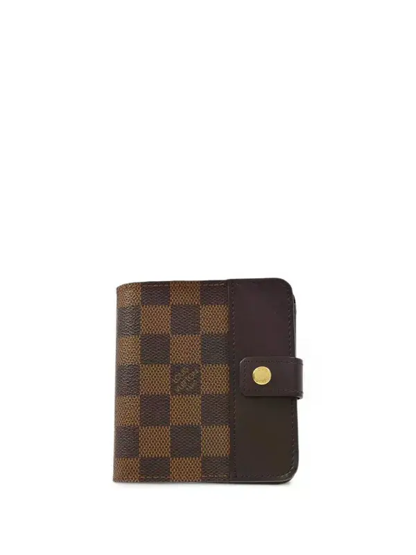 LOUIS VUITTON 2007 Damier Ebène Wallet - Brown