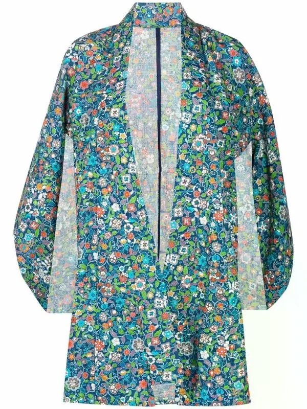 A.N.G.E.L.O. VINTAGE CULT 1970s Floral Split-sleeved Coat