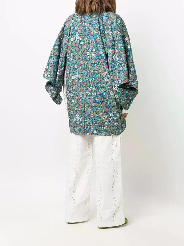 A.N.G.E.L.O. VINTAGE CULT 1970s Floral Split-sleeved Coat