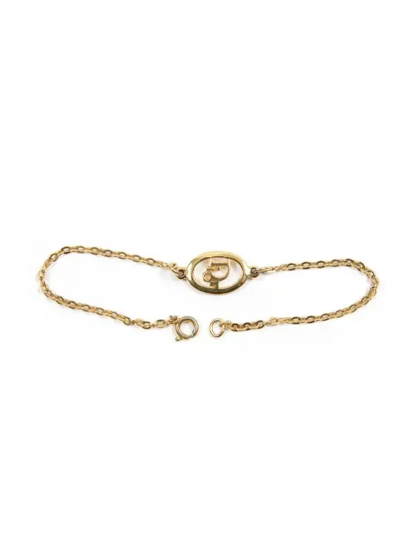 Dior 1990s Cd Chain Bracelet