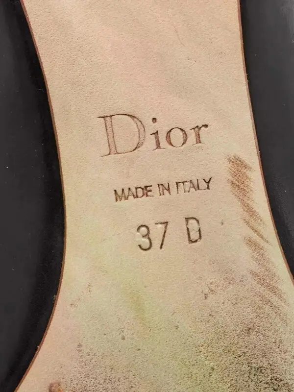 Dior Floral-appliqué Flat Pumps