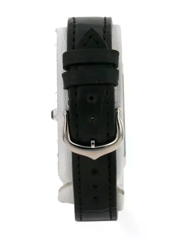 Cartier 2000 18k Gold Tank Américaine 19mm - White