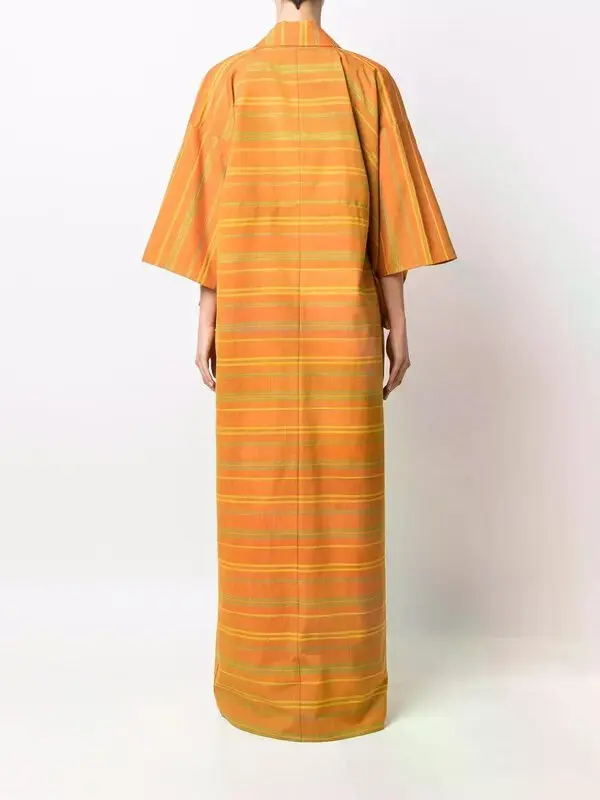 A.N.G.E.L.O. VINTAGE CULT 1970s Stripe-print Wide-sleeve Coat