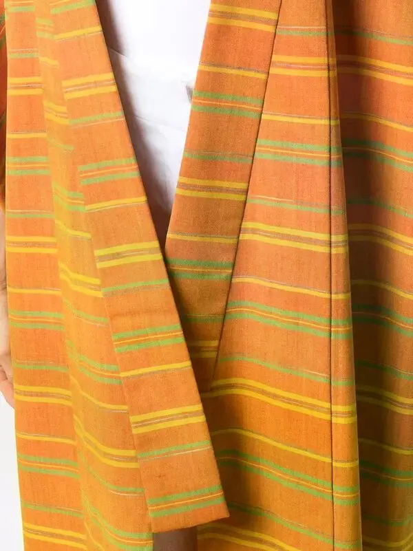 A.N.G.E.L.O. VINTAGE CULT 1970s Stripe-print Wide-sleeve Coat
