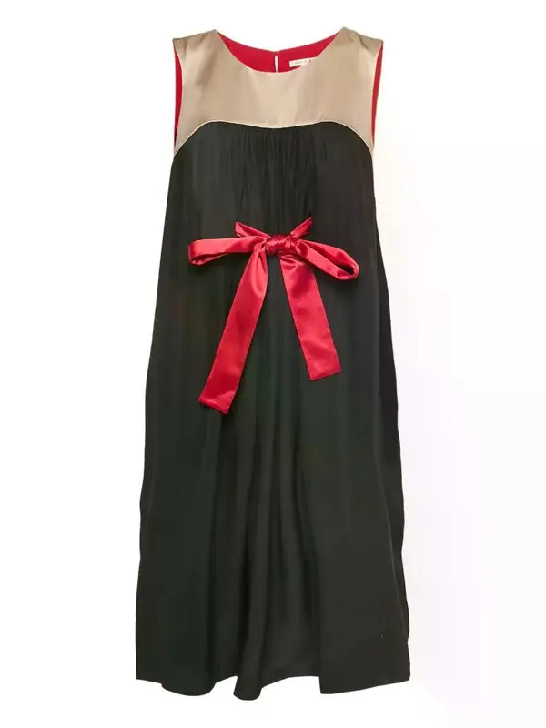 Paule Ka Silk Bow Dress