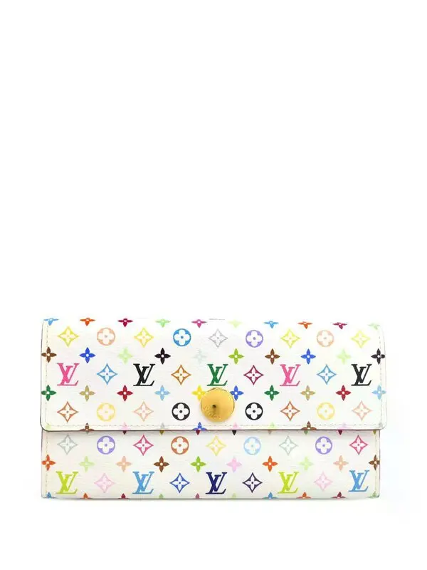 LOUIS VUITTON Monogram Canvas Continental Wallet - White