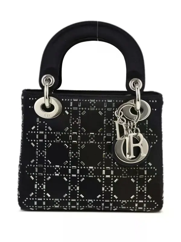 Dior Lady Mini Shoulder Bag - Black