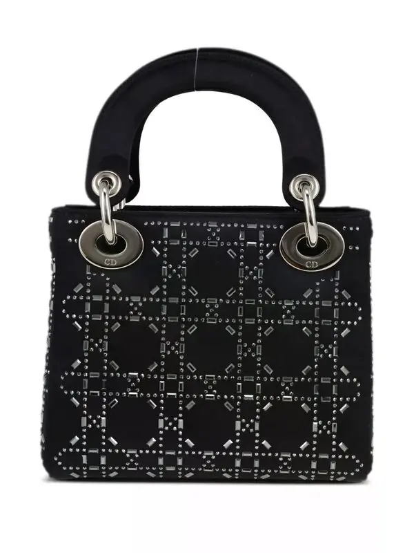 Dior Lady Mini Shoulder Bag - Black