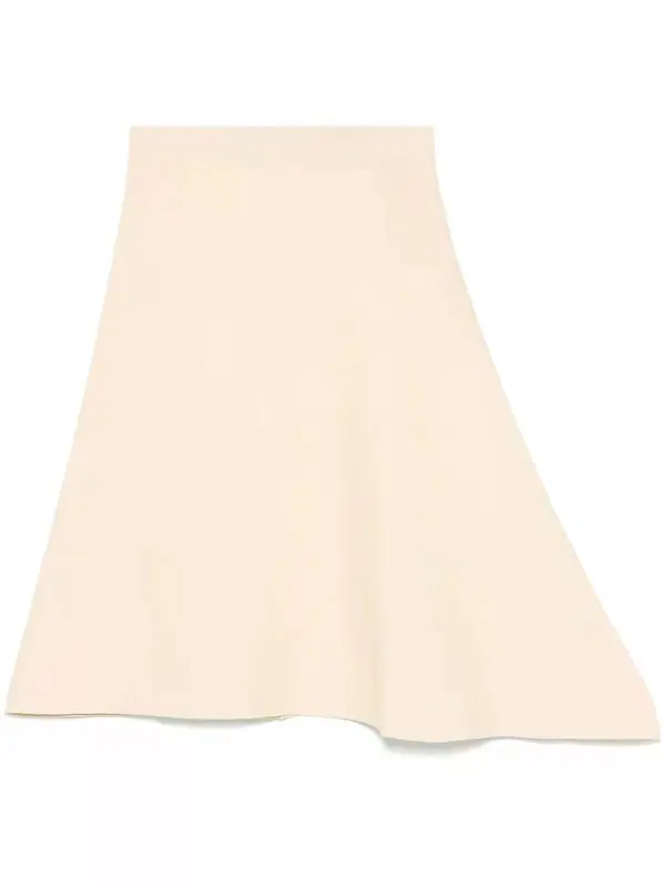 JIL SANDER Angie Midi Skirt - Neutrals
