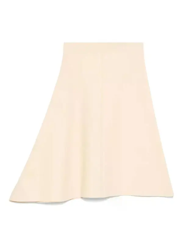 JIL SANDER Angie Midi Skirt - Neutrals