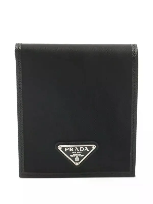 Prada 2020s Triangle-logo Wallet - Black