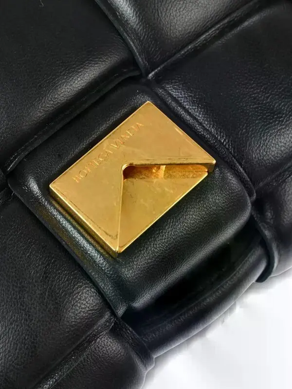 Bottega Veneta 1990-2000s Cassette Shoulder Bag - Black