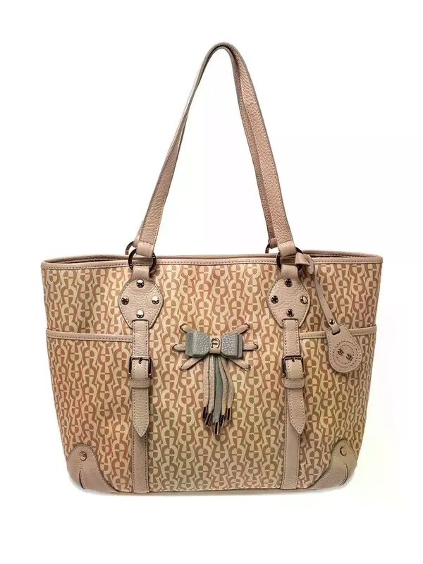 AIGNER Canvas Tote Bag