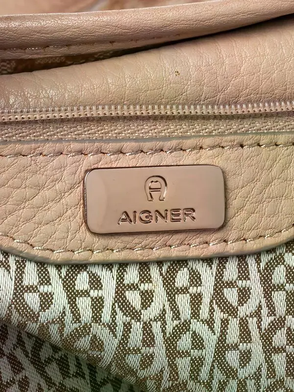 AIGNER Canvas Tote Bag