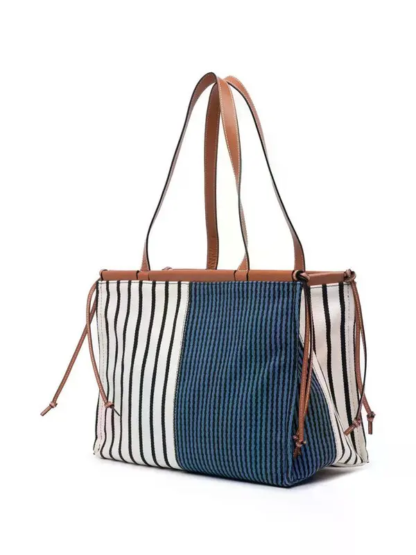 Loewe Large Stripes Cushion Tote Bag - Red