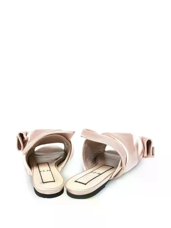 N°21 Satin Knot Sandals - Neutrals