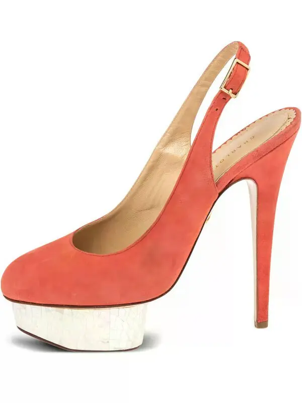 CHARLOTTE OLYMPIA Dolly 150mm Platform Slingback Pumps