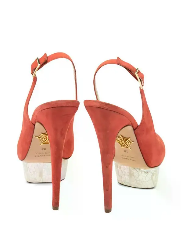 CHARLOTTE OLYMPIA Dolly 150mm Platform Slingback Pumps