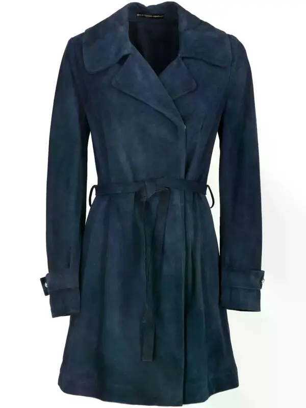 Balenciaga 2010s Suede Coat