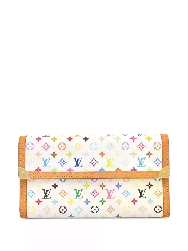 LOUIS VUITTON 2004 Monogram Porte Tresor Wallet - White