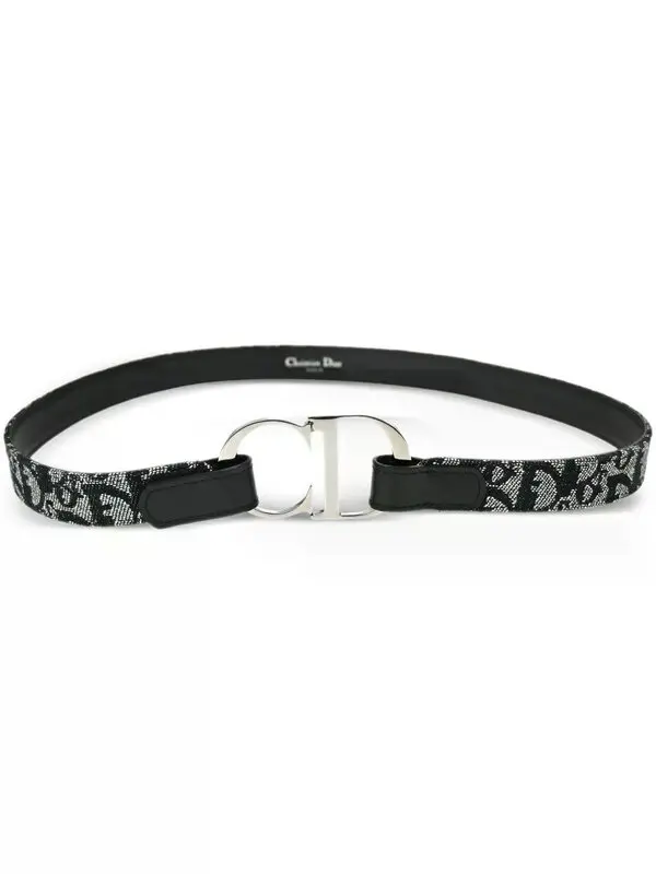 Dior Pre-owned 2012 Trotter Belt - Black
