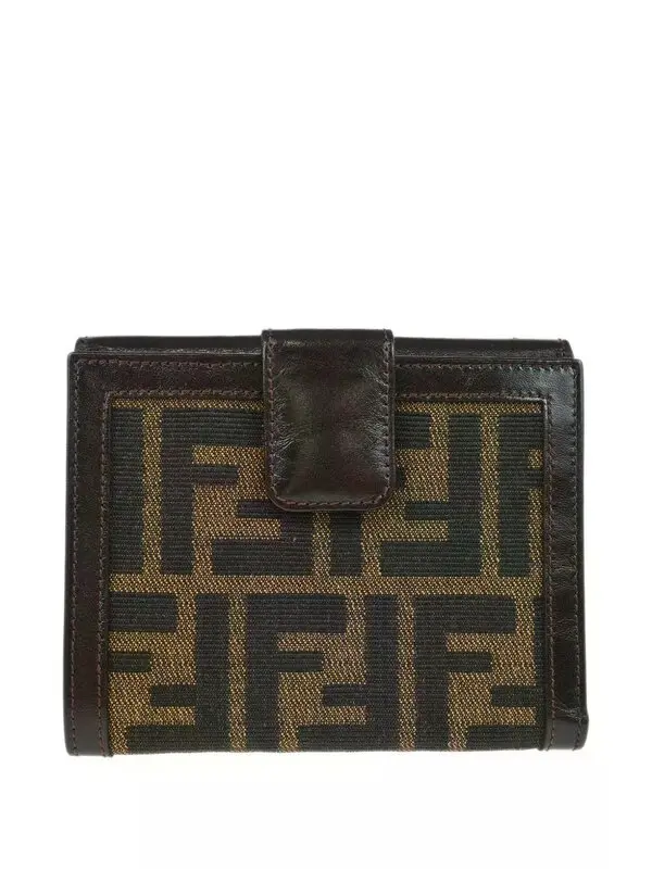 Fendi 1990-2000 Zucca Wallet - Brown