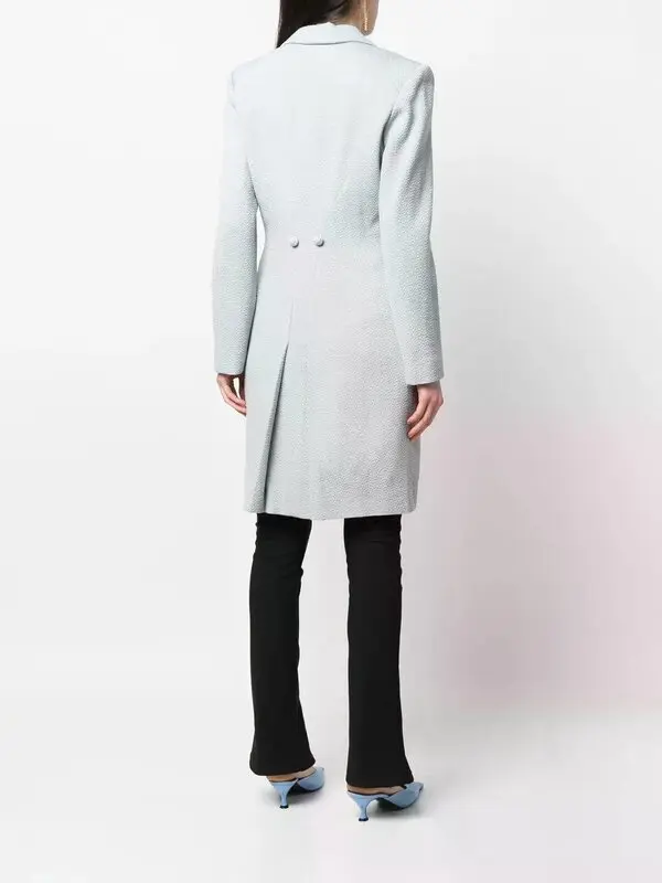 Dior 1990s Single-breasted Textured Coat