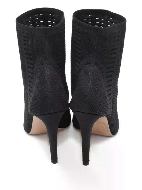 GIANVITO ROSSI 115mm Peep-toe Stiletto Boots