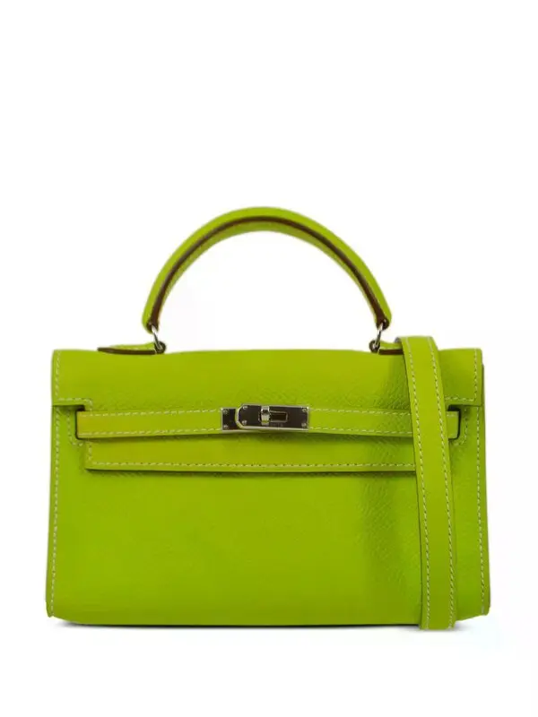 Hermès 2011 Tiny Kelly Two-way Handbag - Green