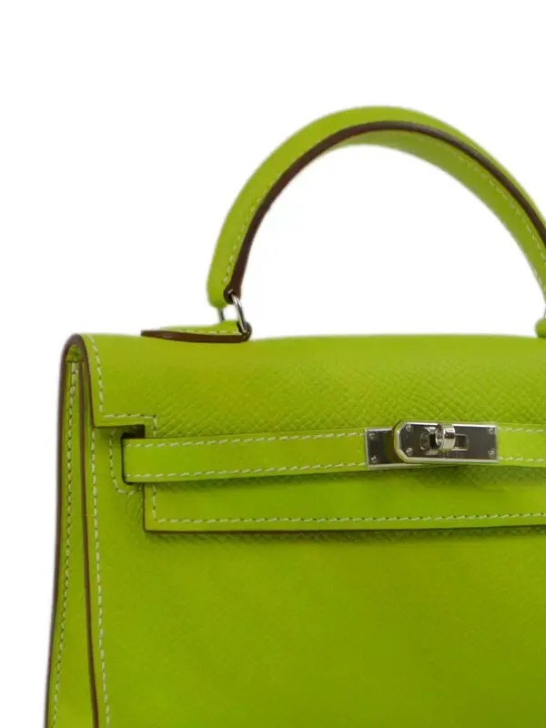 Hermès 2011 Tiny Kelly Two-way Handbag - Green