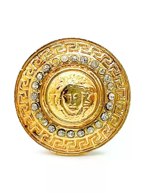 Versace 1980s Medusa Ring - Gold