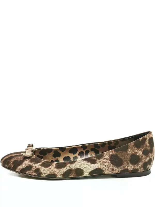 Dolce & Gabbana Leopard-print Ballet Flats
