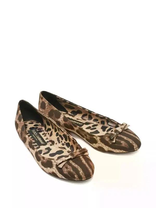 Dolce & Gabbana Leopard-print Ballet Flats