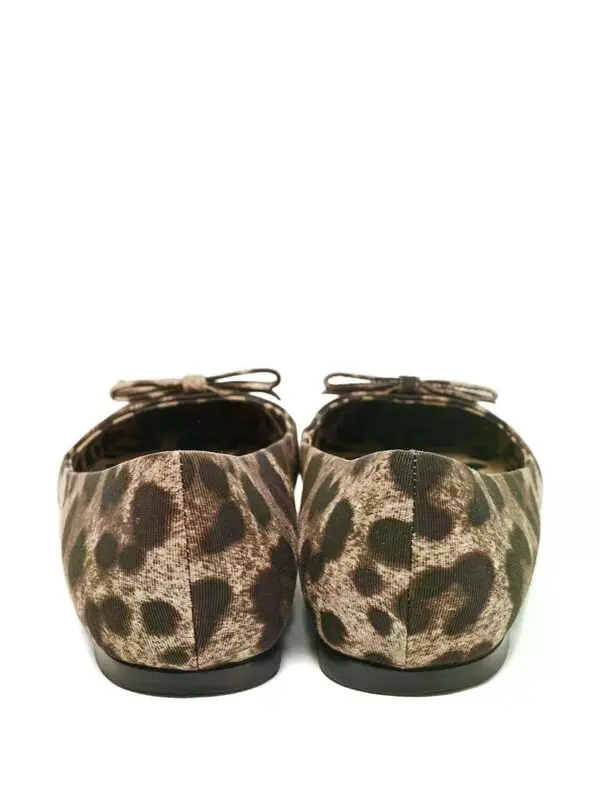 Dolce & Gabbana Leopard-print Ballet Flats