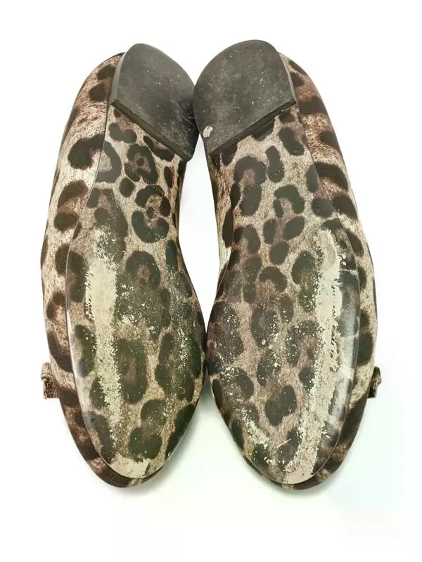 Dolce & Gabbana Leopard-print Ballet Flats