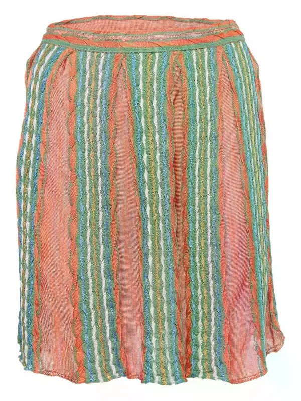 Missoni Striped Pleated Skirt