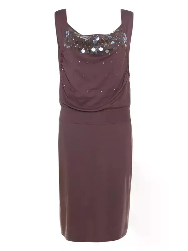 Escada Sleeveless Sequin-embellished Dress